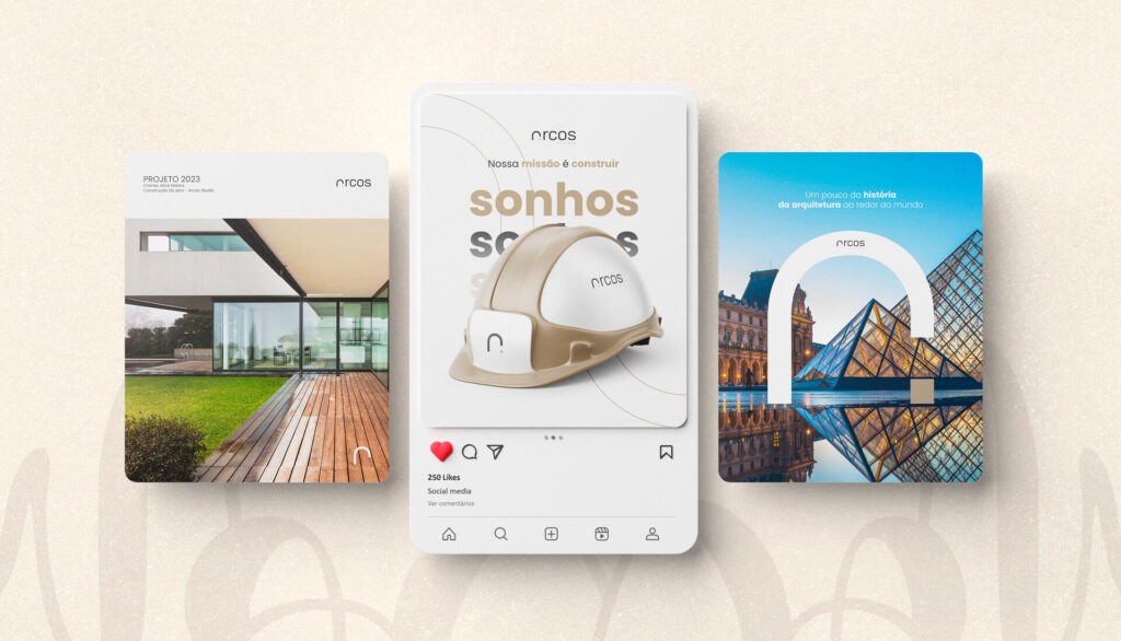Projeto Social Media - Arcos Studio - Agência Floud