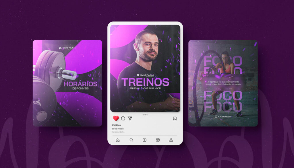 Projeto Social Media - Kathê Personal - Agência Floud